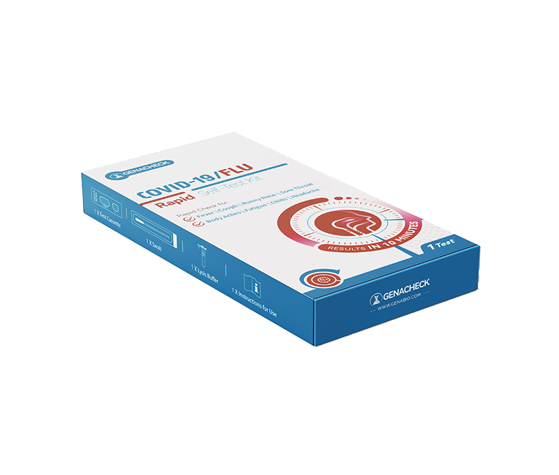 GenaCheck™ COVID-19/Flu Rapid Self-Test Kit - Infection - Genabio ...